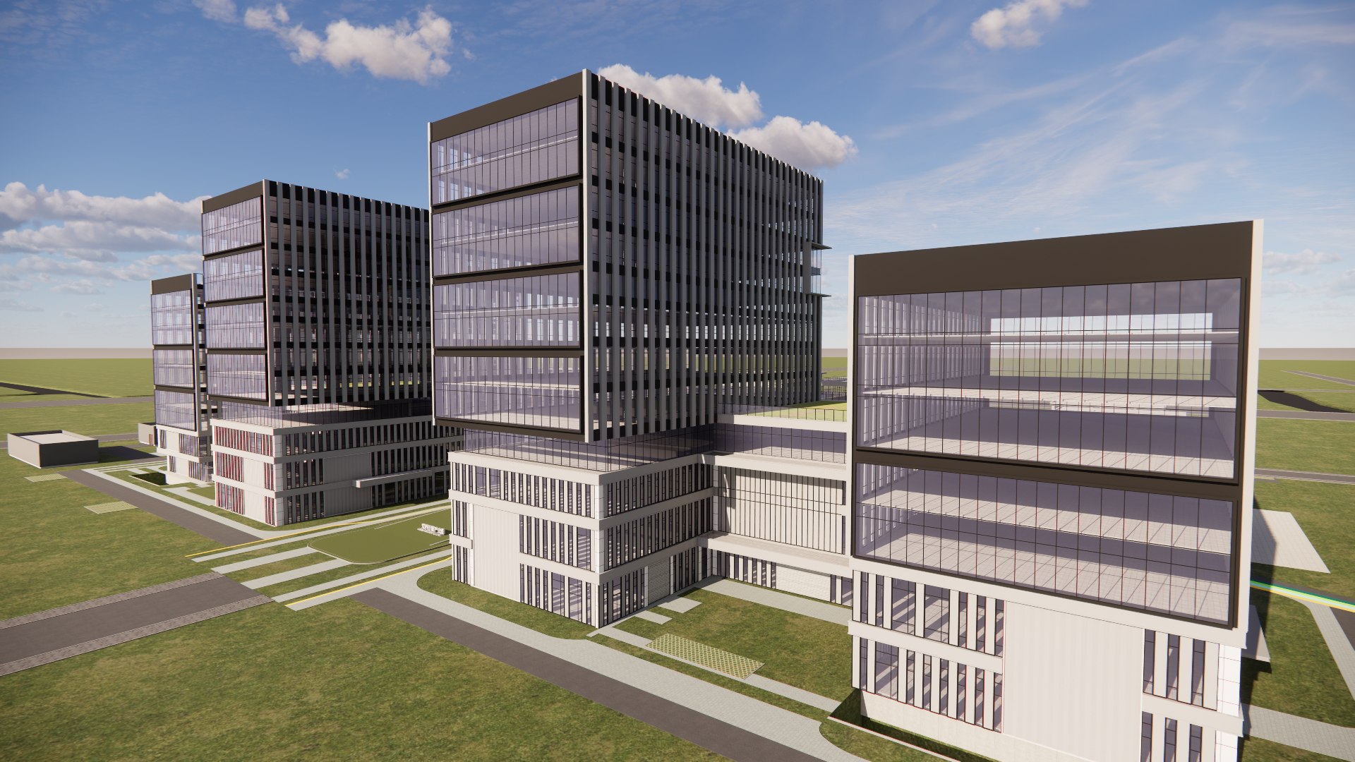 3D Modern City Block -A2 - TurboSquid 2378971