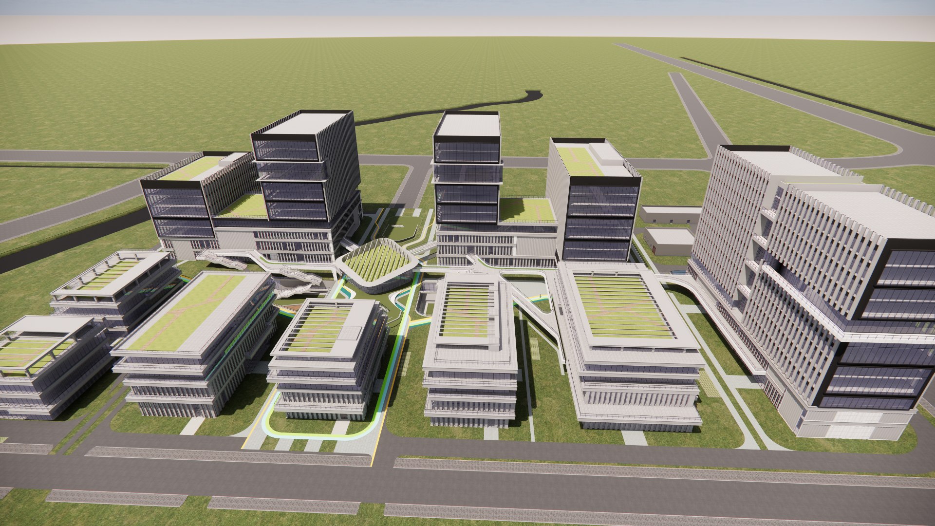 3D Modern City Block -A2 - TurboSquid 2378971