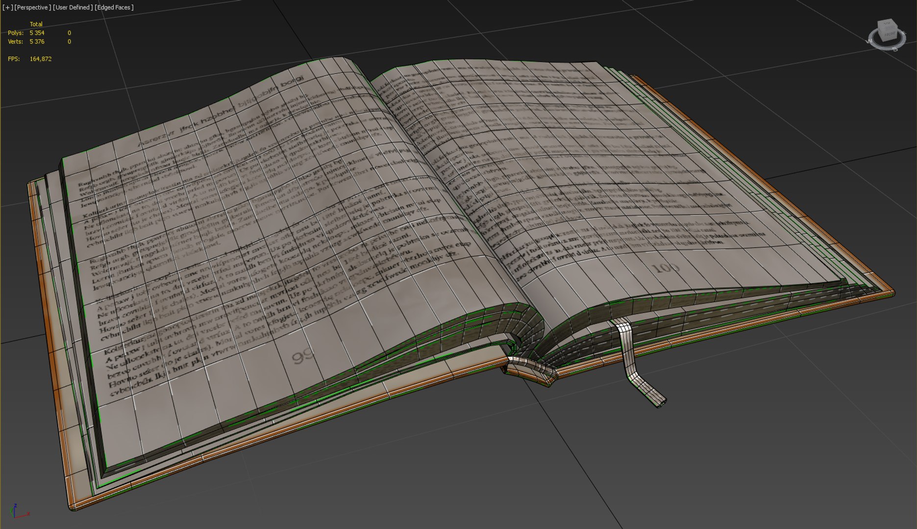 Old Open Book 3D Model - TurboSquid 1400566