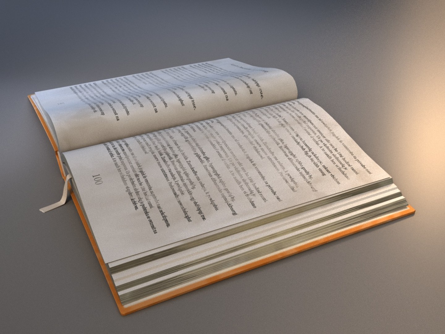Old Open Book 3D Model - TurboSquid 1400566
