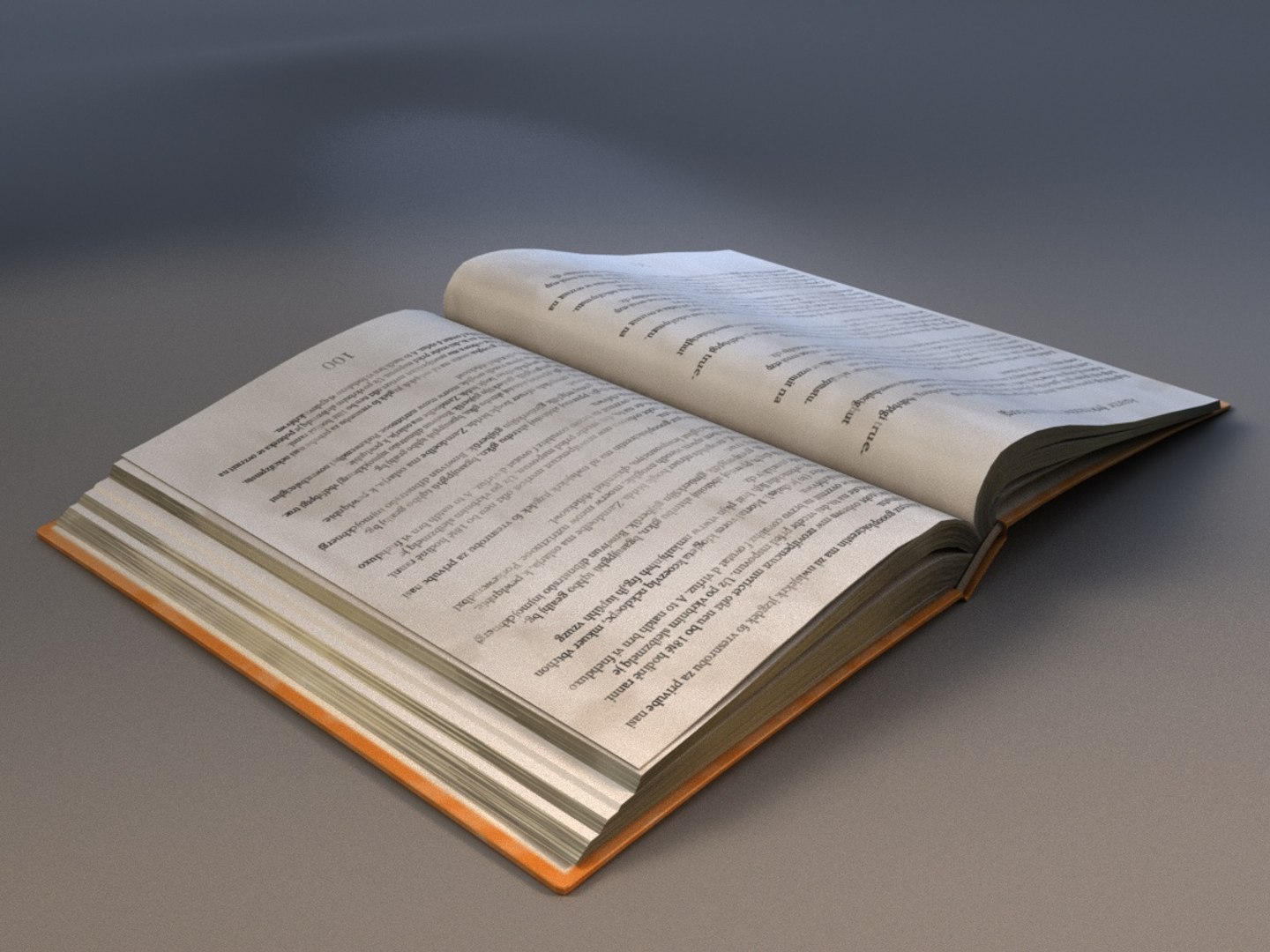 Old Open Book 3D Model - TurboSquid 1400566