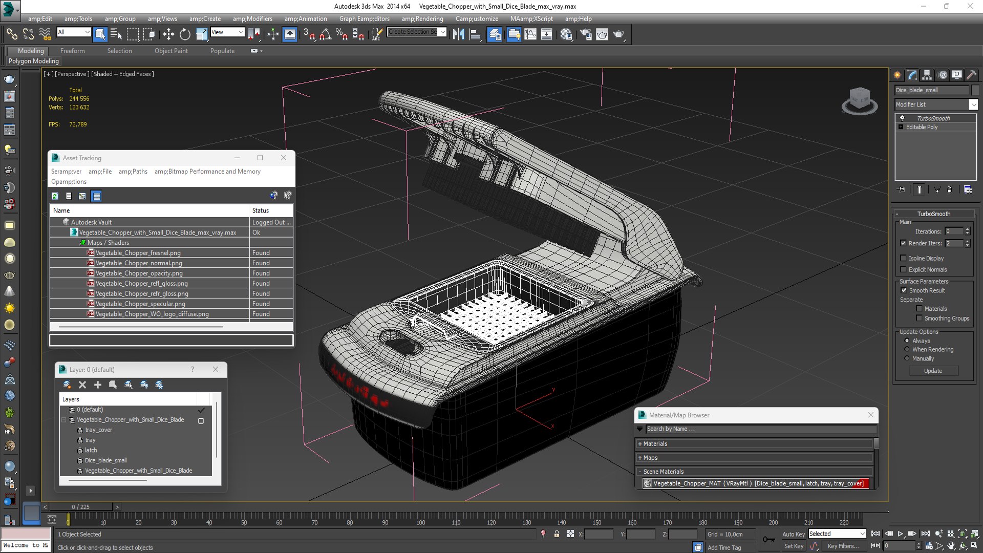 3D Vegetable Chopper With Small Dice Blade - TurboSquid 2169060