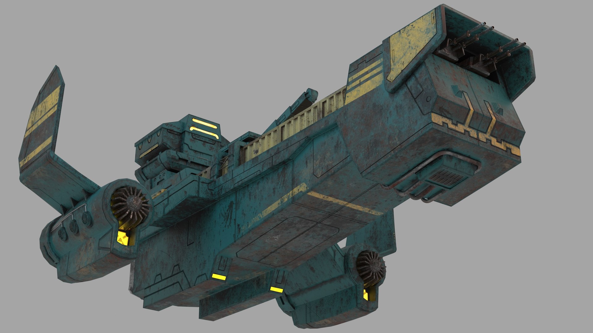 Sci-fi Cargo Model - TurboSquid 1674864