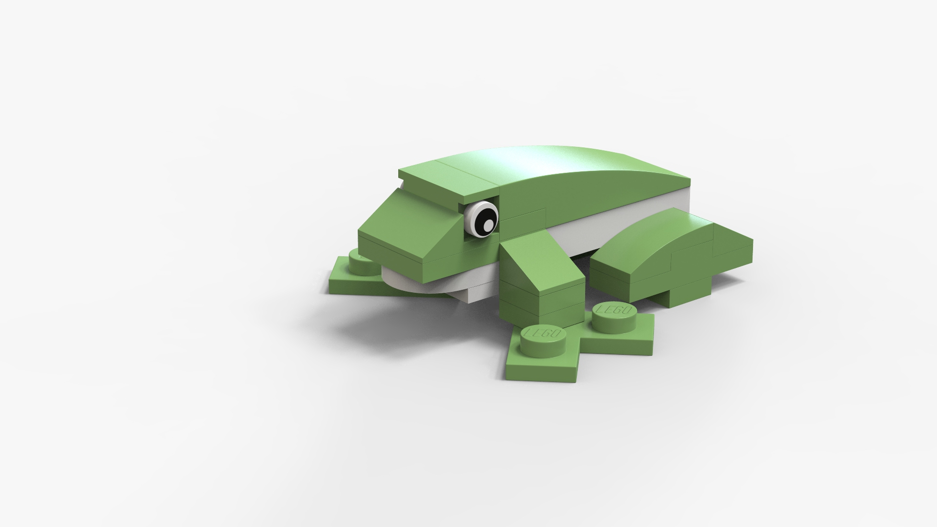 3D Lego Frog Animal model - TurboSquid 1783859