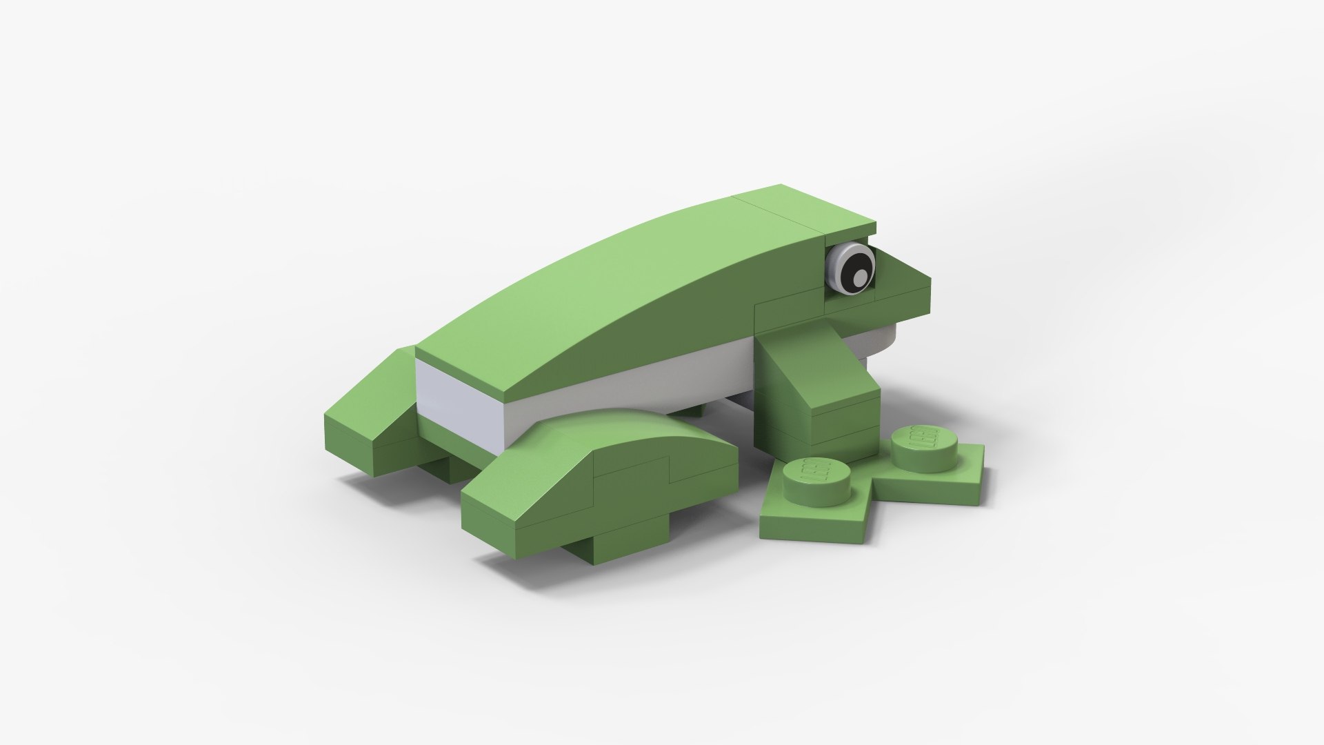 3D Lego Frog Animal model - TurboSquid 1783859