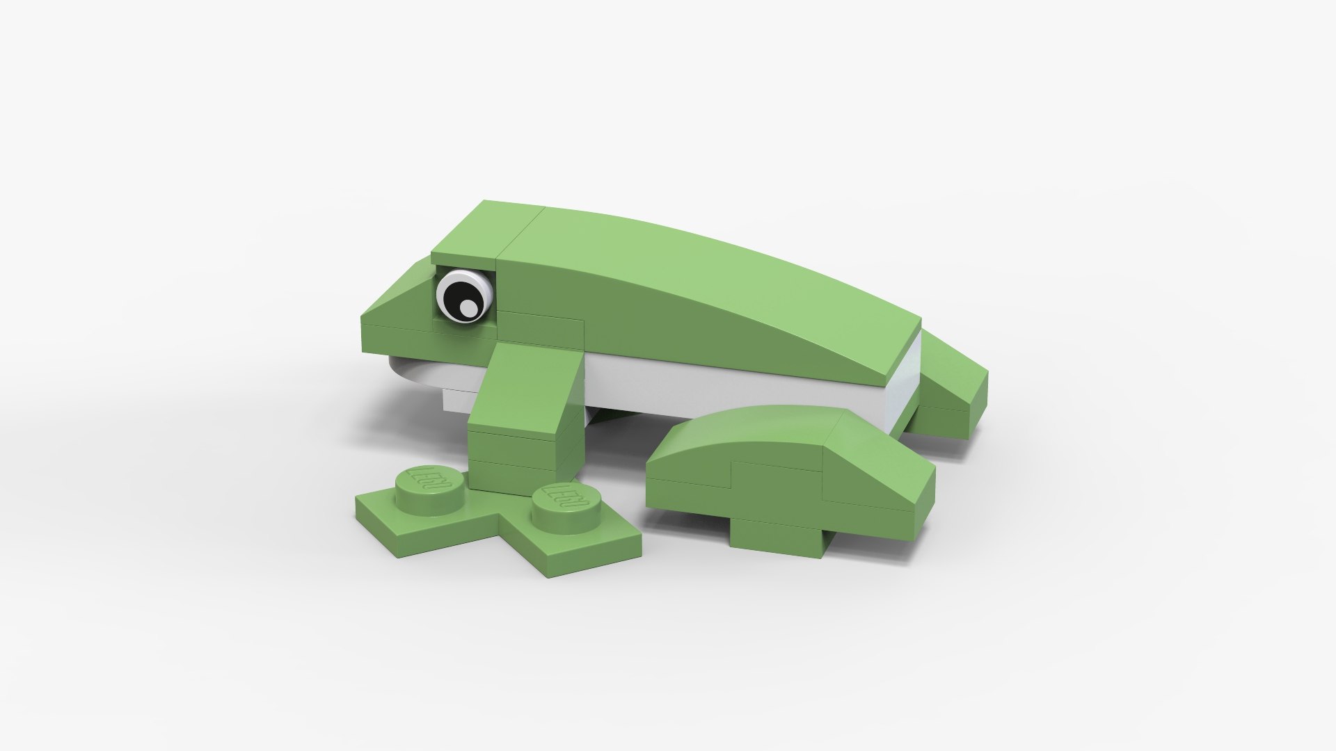 3D Lego Frog Animal model - TurboSquid 1783859