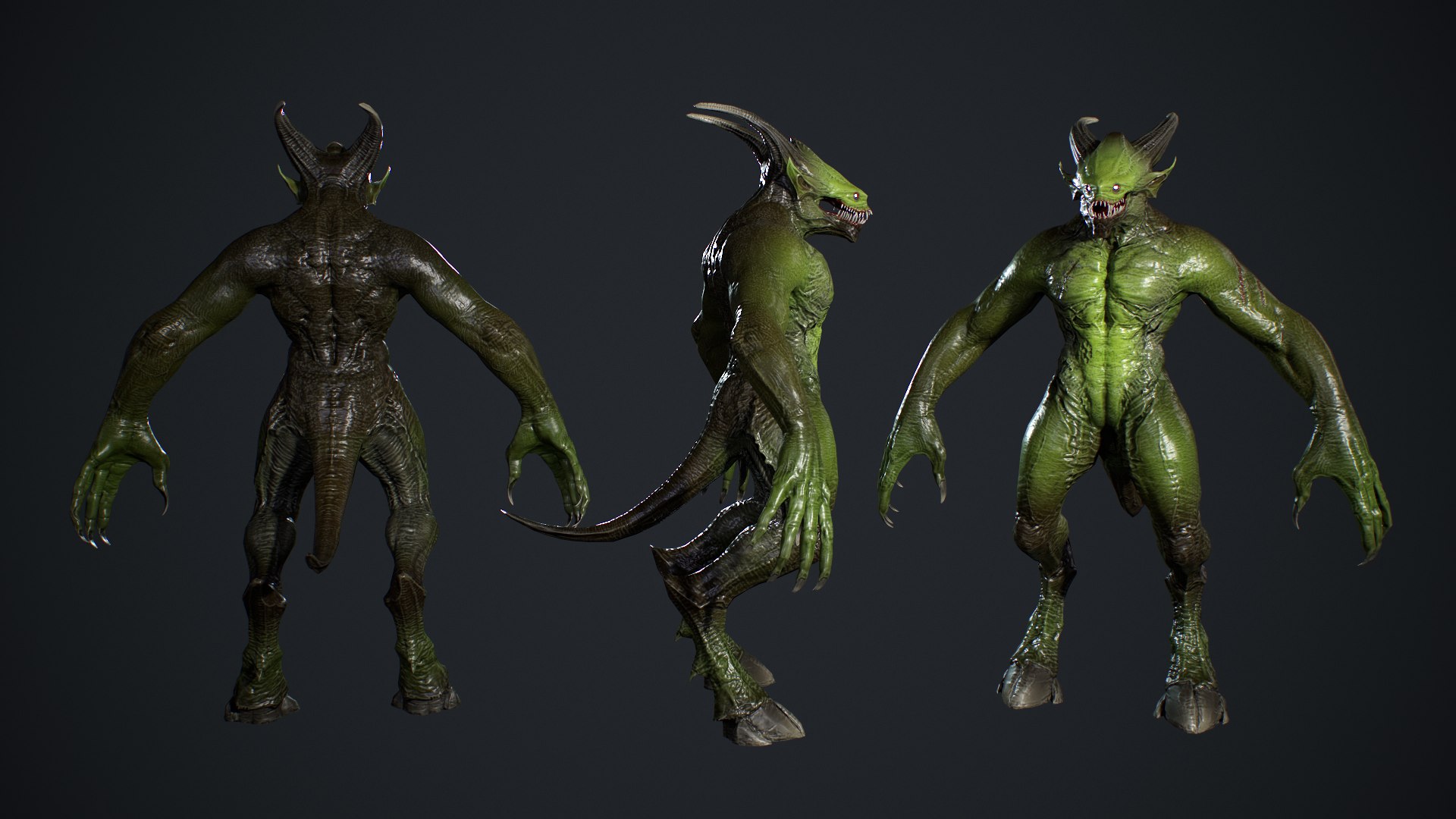 3D Demon Character 4 model - TurboSquid 2099061