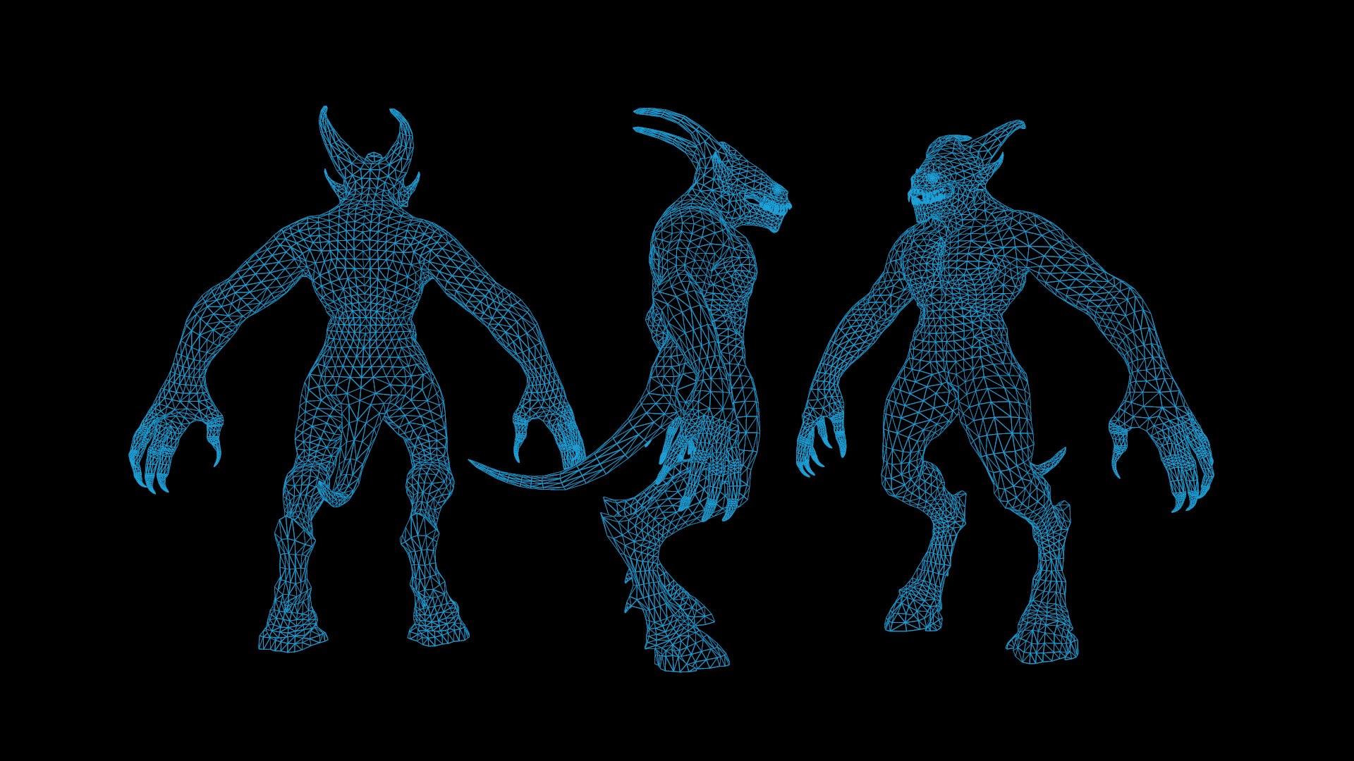 3D Demon Character 4 model - TurboSquid 2099061