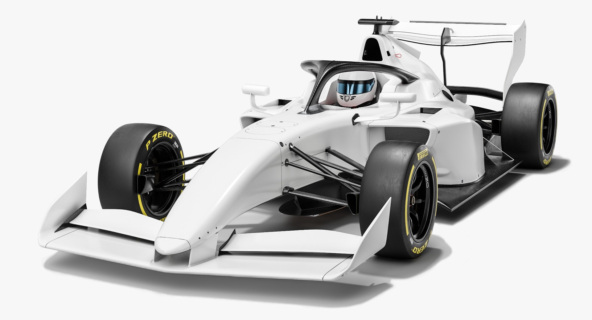 3D Dallara F3 2025 Formula 3 Race Car White Mockup - TurboSquid 2285471