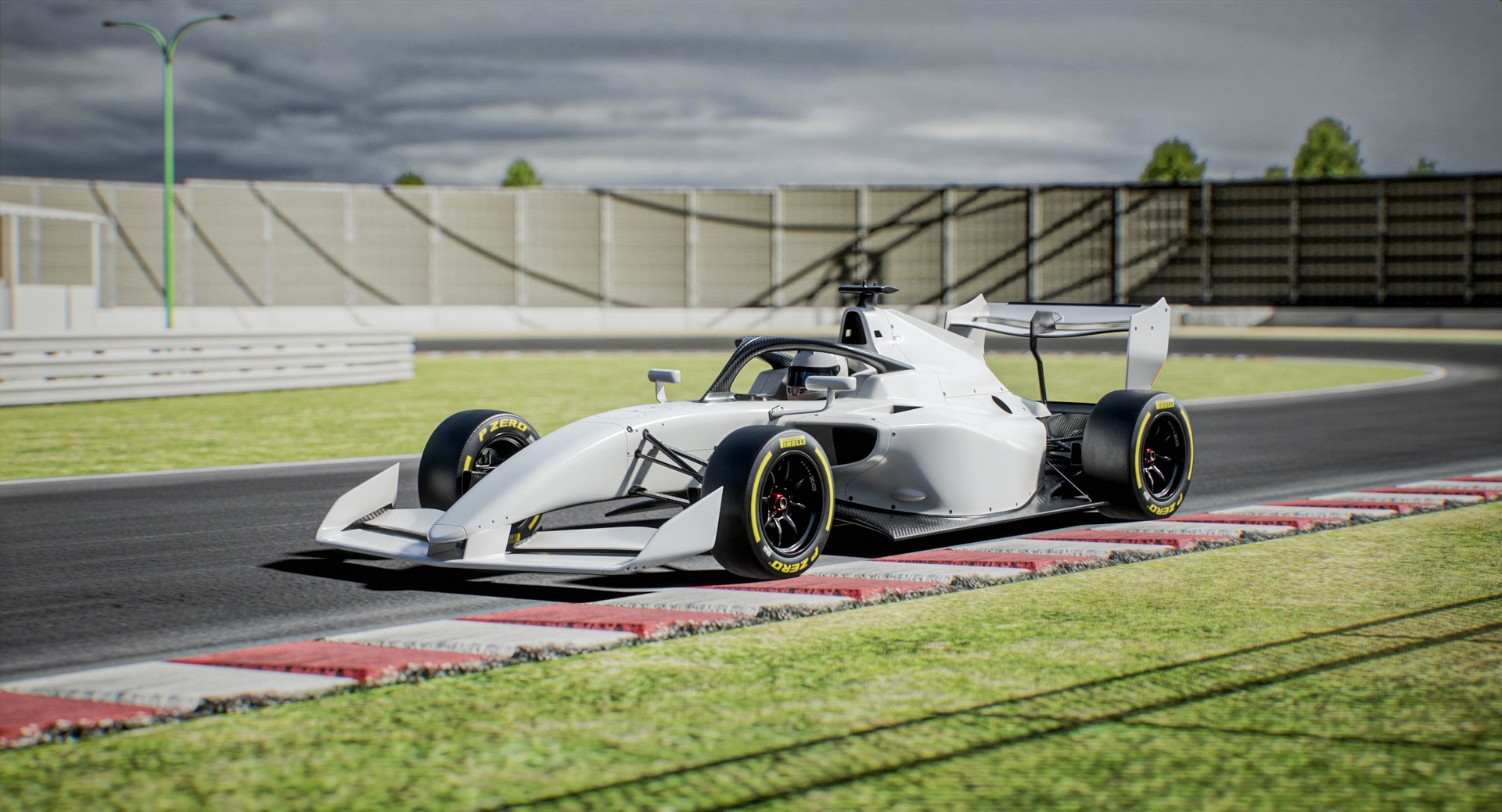 3D Dallara F3 2025 Formula 3 Race Car White Mockup - TurboSquid 2285471