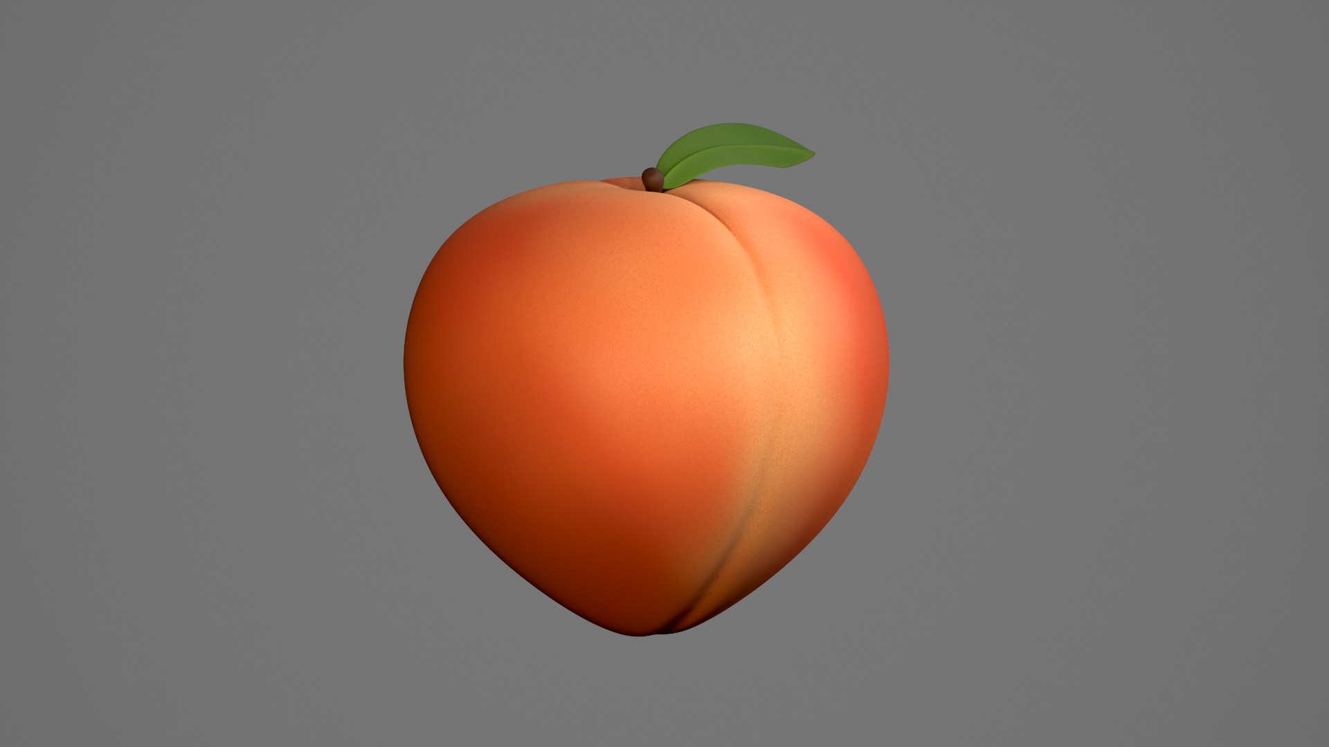 Peach 3D Model - TurboSquid 1995395