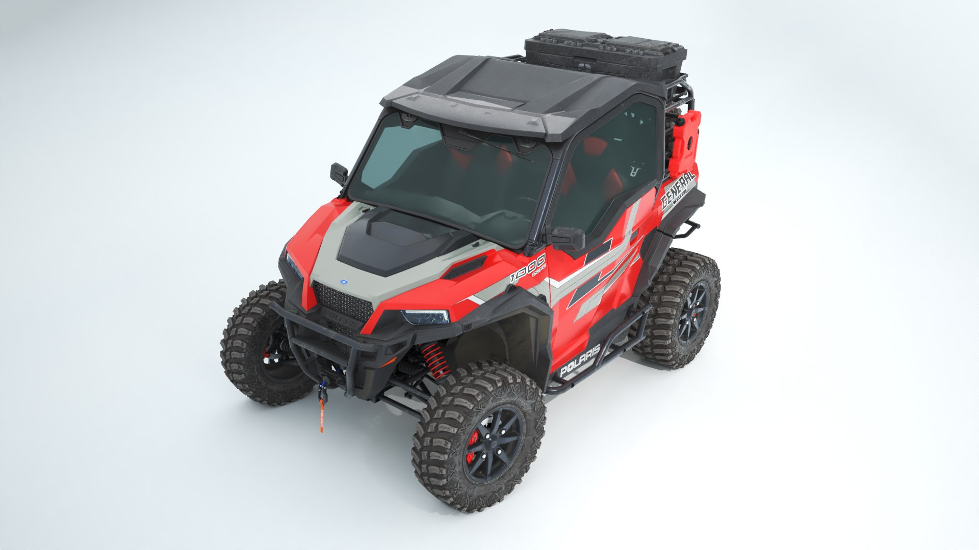 3D Polaris General Red 4 - TurboSquid 2297179