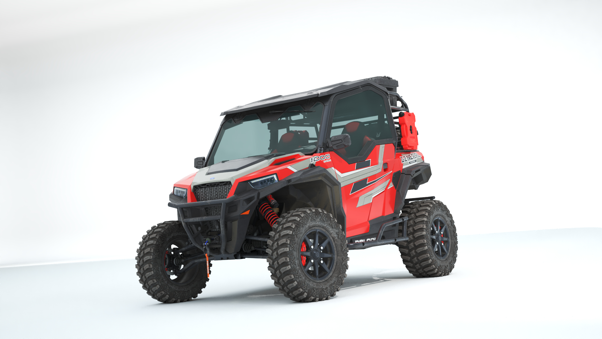 3D Polaris General Red 4 - TurboSquid 2297179
