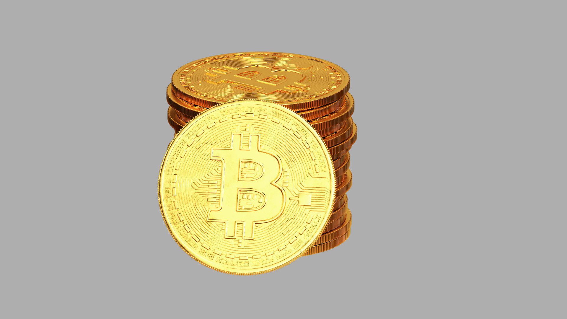 Coin Bitcoin Stack Model - TurboSquid 1705115