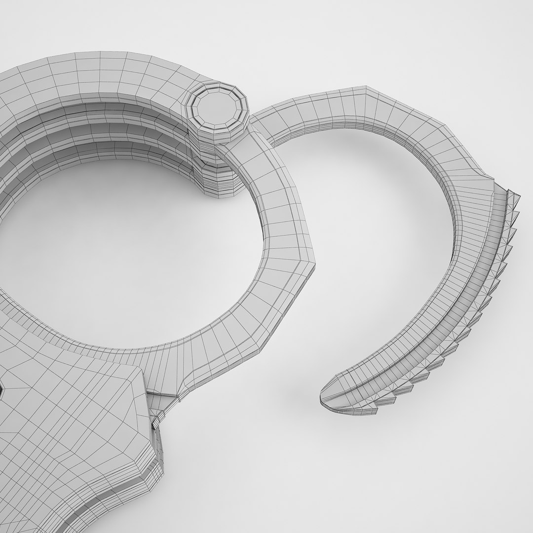 Rigid Handcuffs 3D Model - TurboSquid 1210161