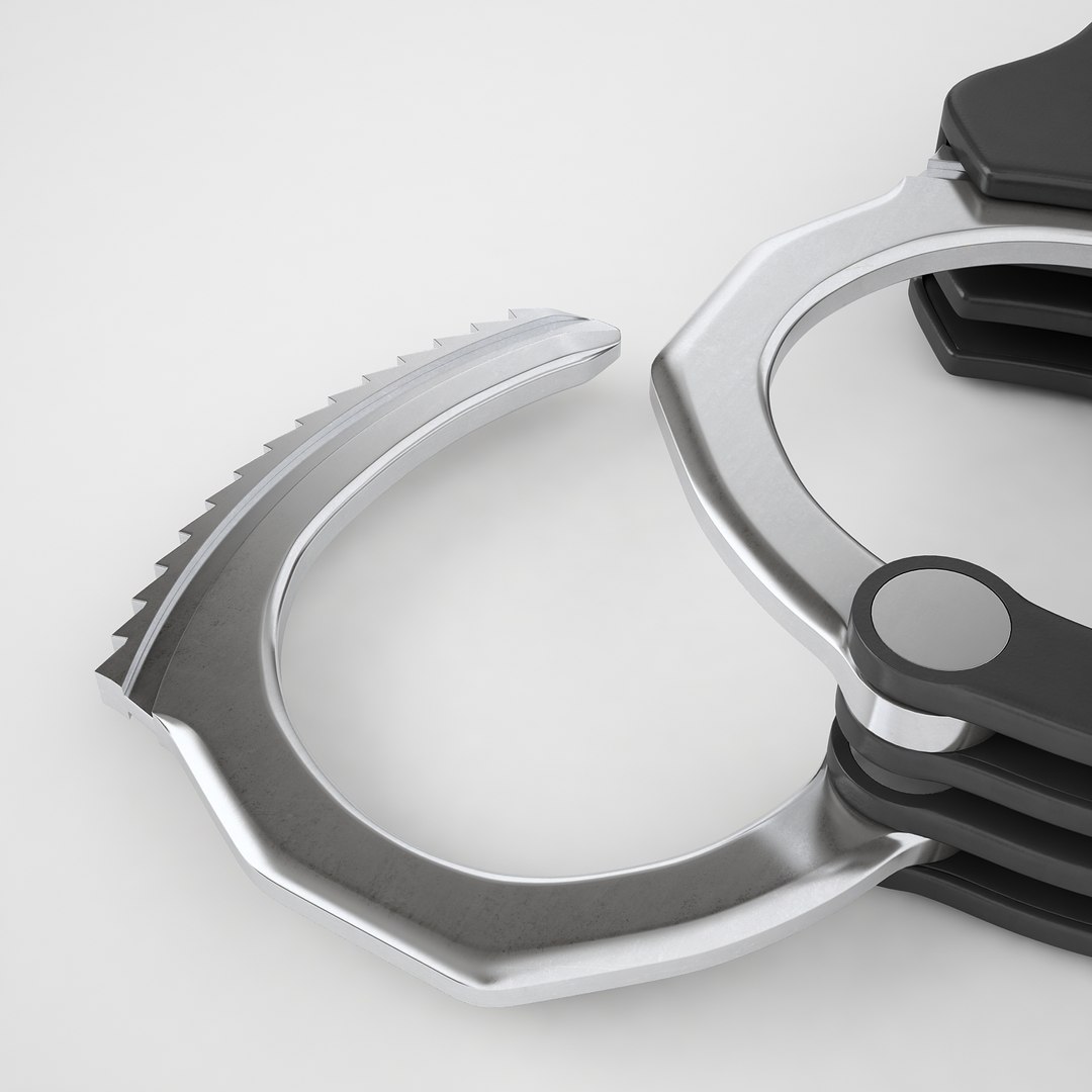 Rigid handcuffs 3D model - TurboSquid 1210161