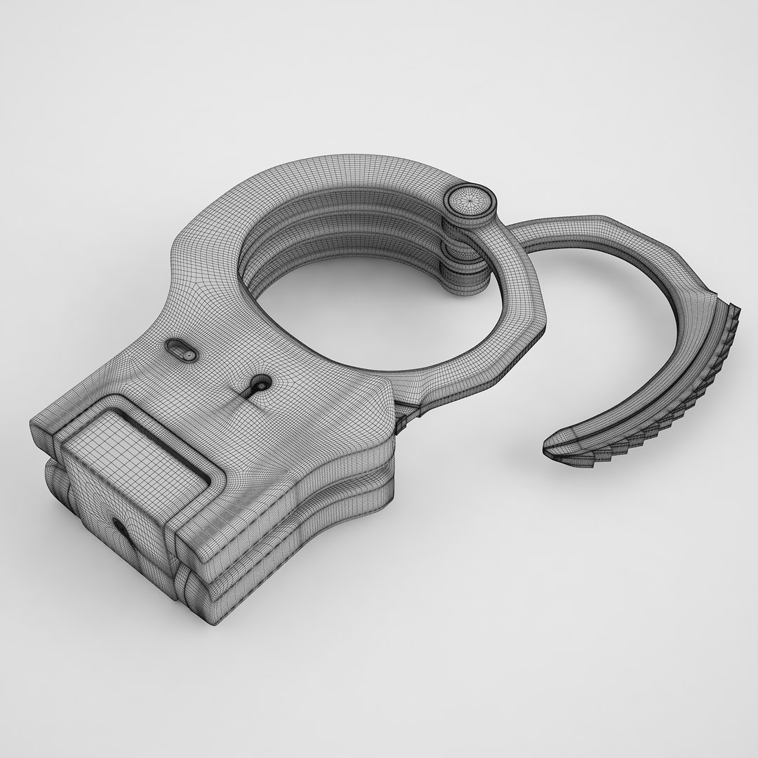 Rigid Handcuffs 3D Model - TurboSquid 1210161