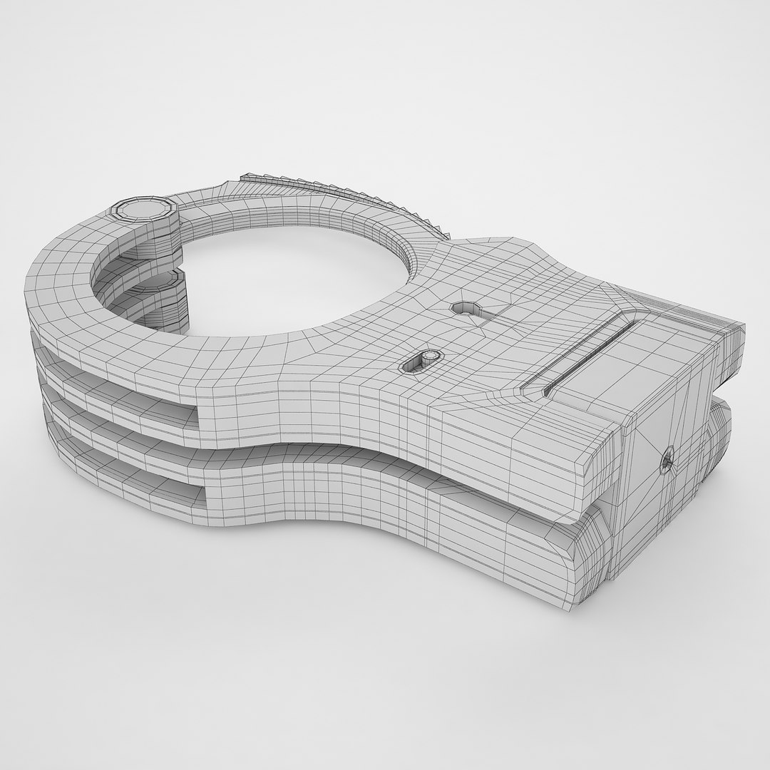 Rigid Handcuffs 3D Model - TurboSquid 1210161