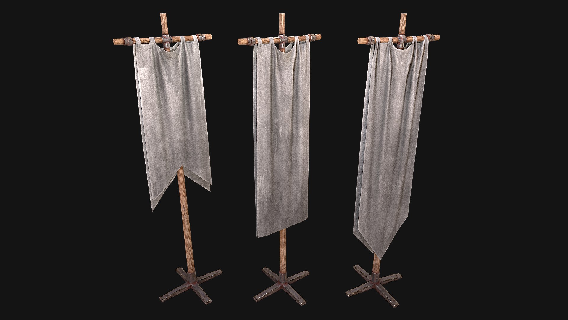 Medieval Flag 3D - TurboSquid 2026963