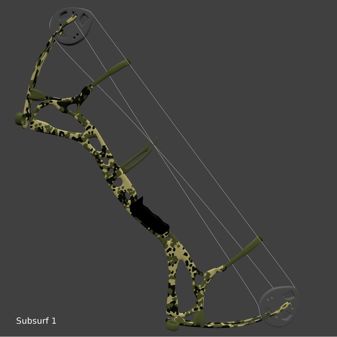 Compound Bow 3d Model