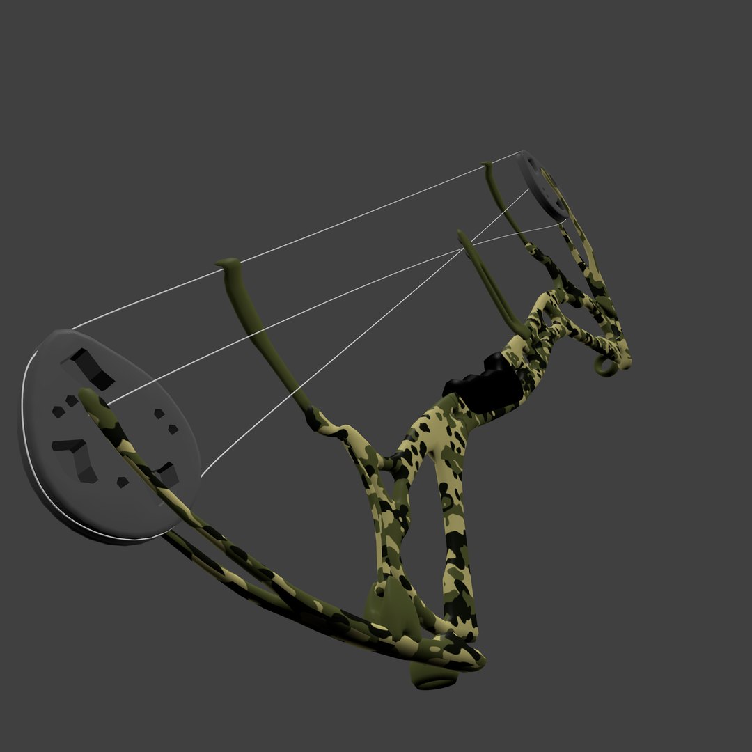 Compound Bow 3d Model