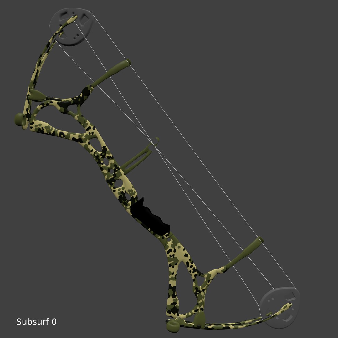 Compound Bow 3d Model