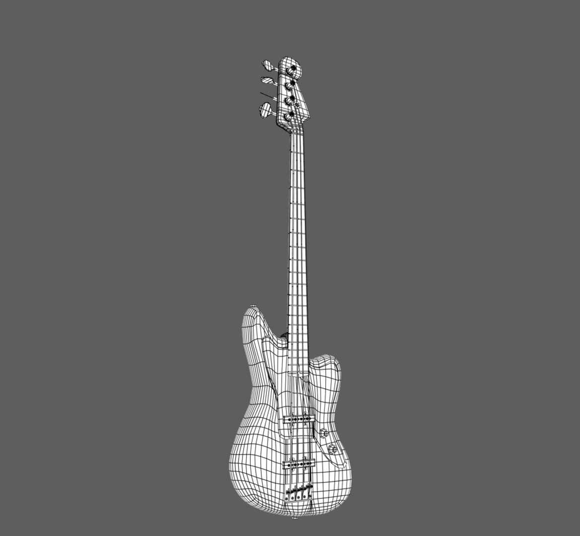 Bass guitar 3D - TurboSquid 1284711