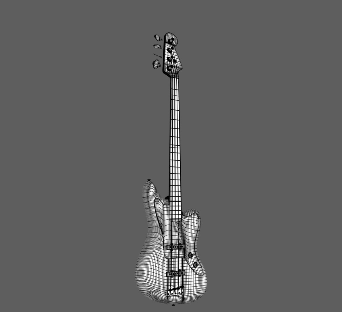 Bass guitar 3D - TurboSquid 1284711