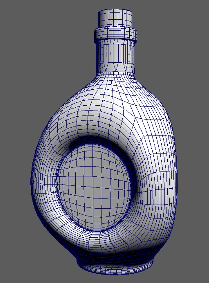 3D Model Brandy Bottle - TurboSquid 1282133