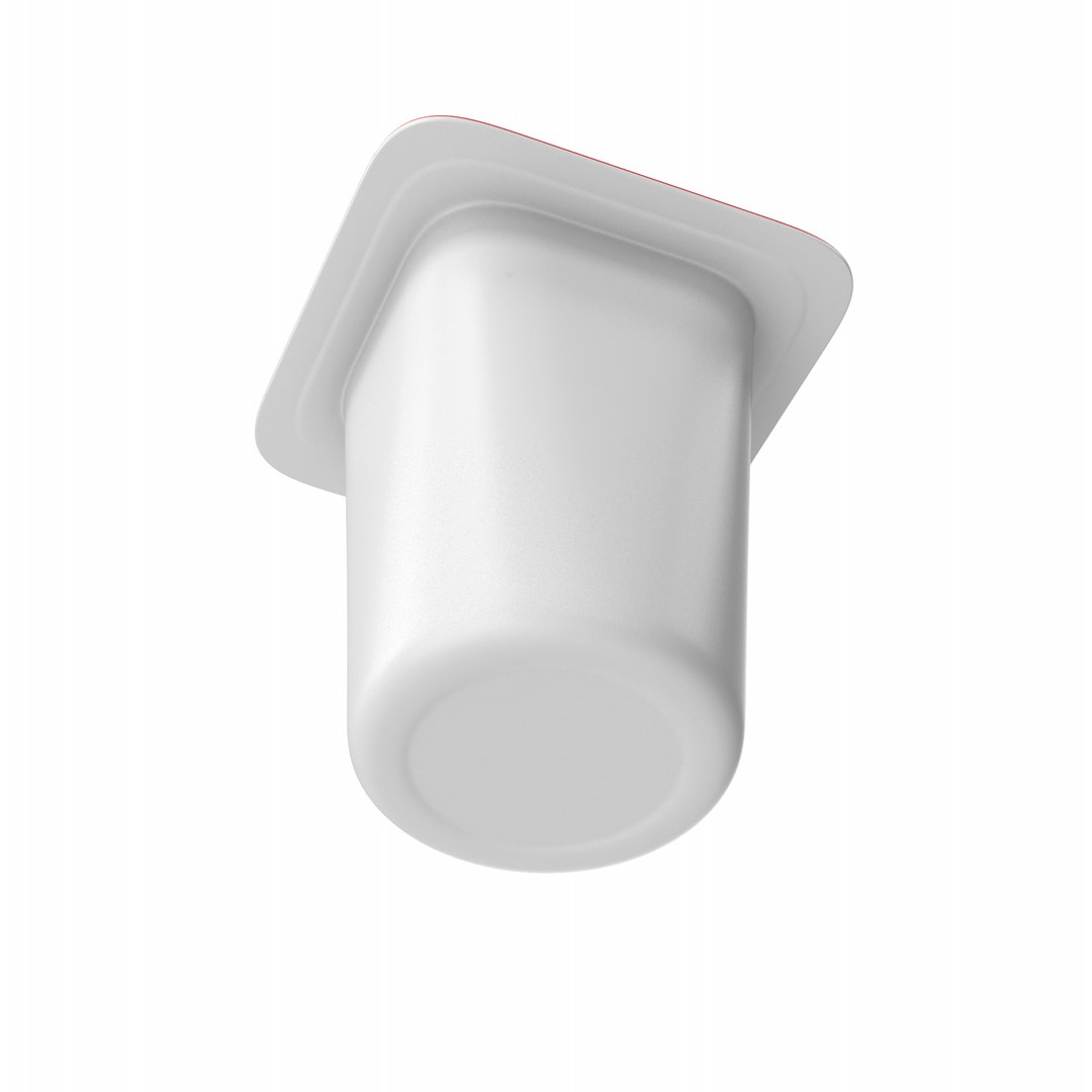 Red Yogurt Plastic Cup 3D Model - TurboSquid 2200382