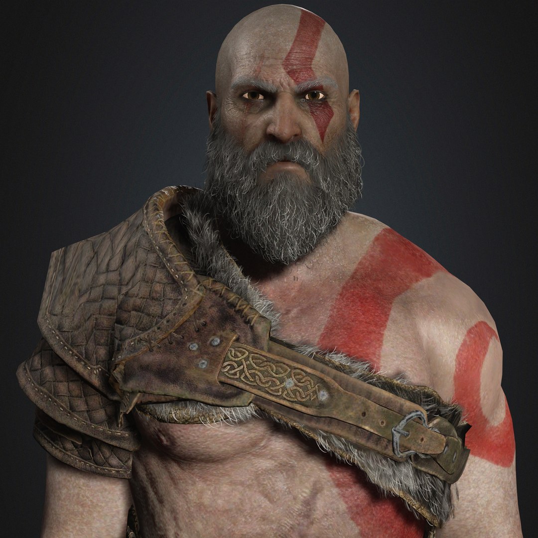 Kratos Character 3D Model - TurboSquid 2373042