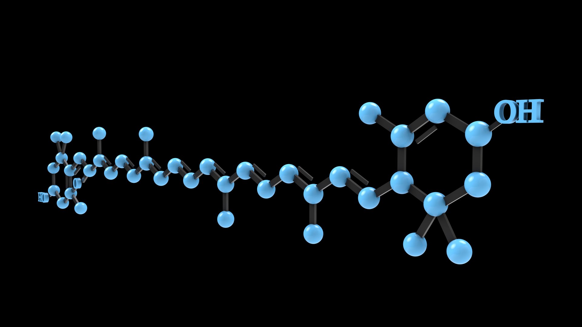 Flavoxanthin Structure Model - TurboSquid 2210478