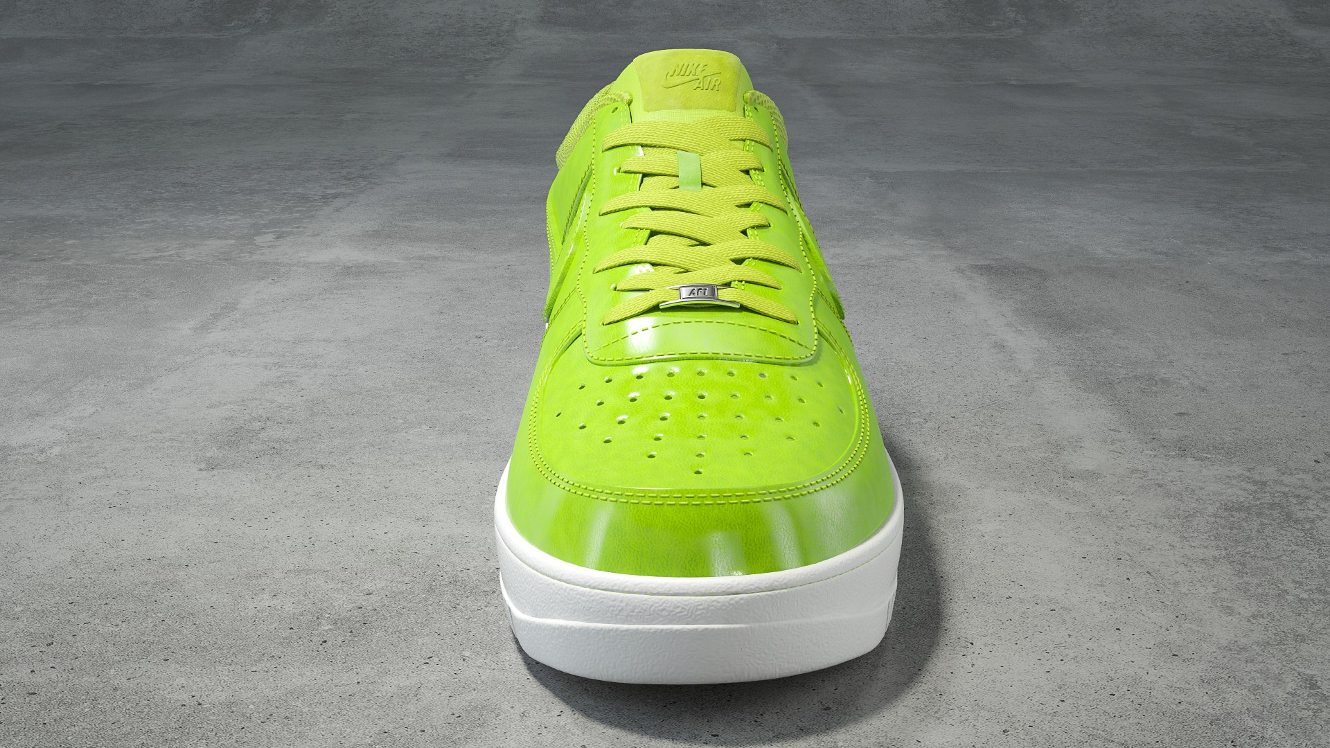 Nike Air Force 1 Low Cyber Green 3D Model - TurboSquid 2042183
