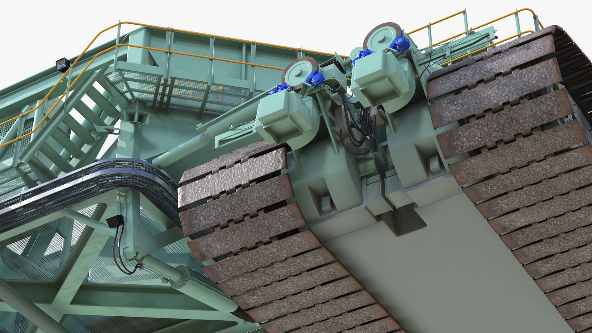 Mobile launcher platform crawler 3D model - TurboSquid 1606780