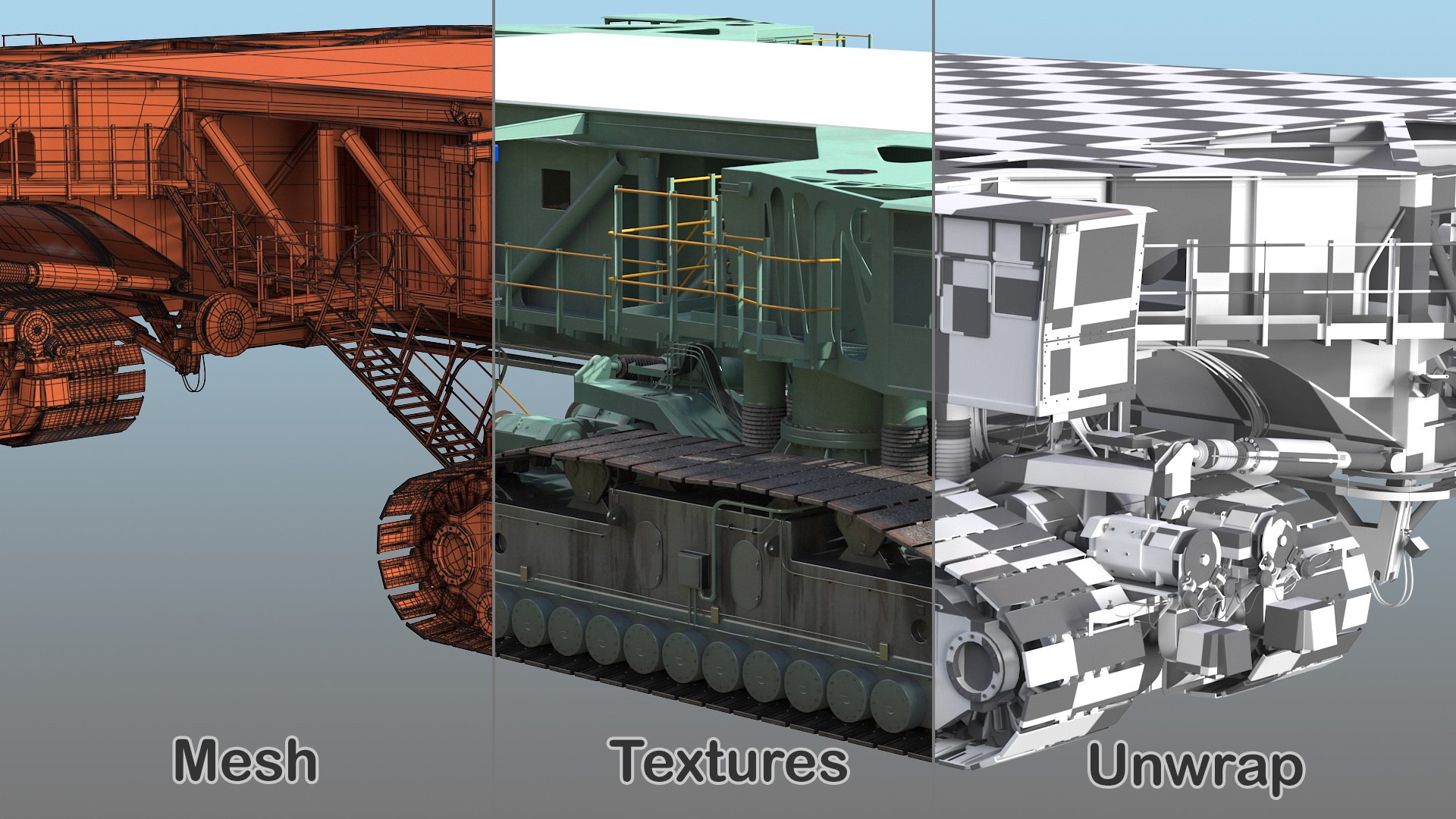 Mobile launcher platform crawler 3D model - TurboSquid 1606780