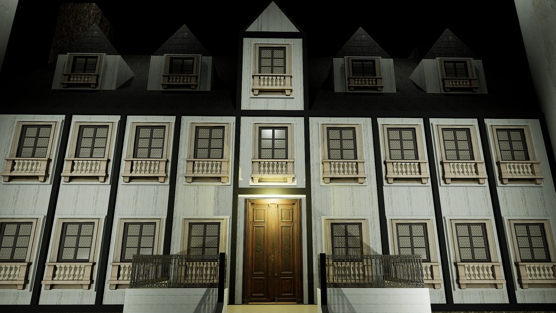 3D Mega Highly Detailed Castle-Mansion 4K Model - TurboSquid 2288378