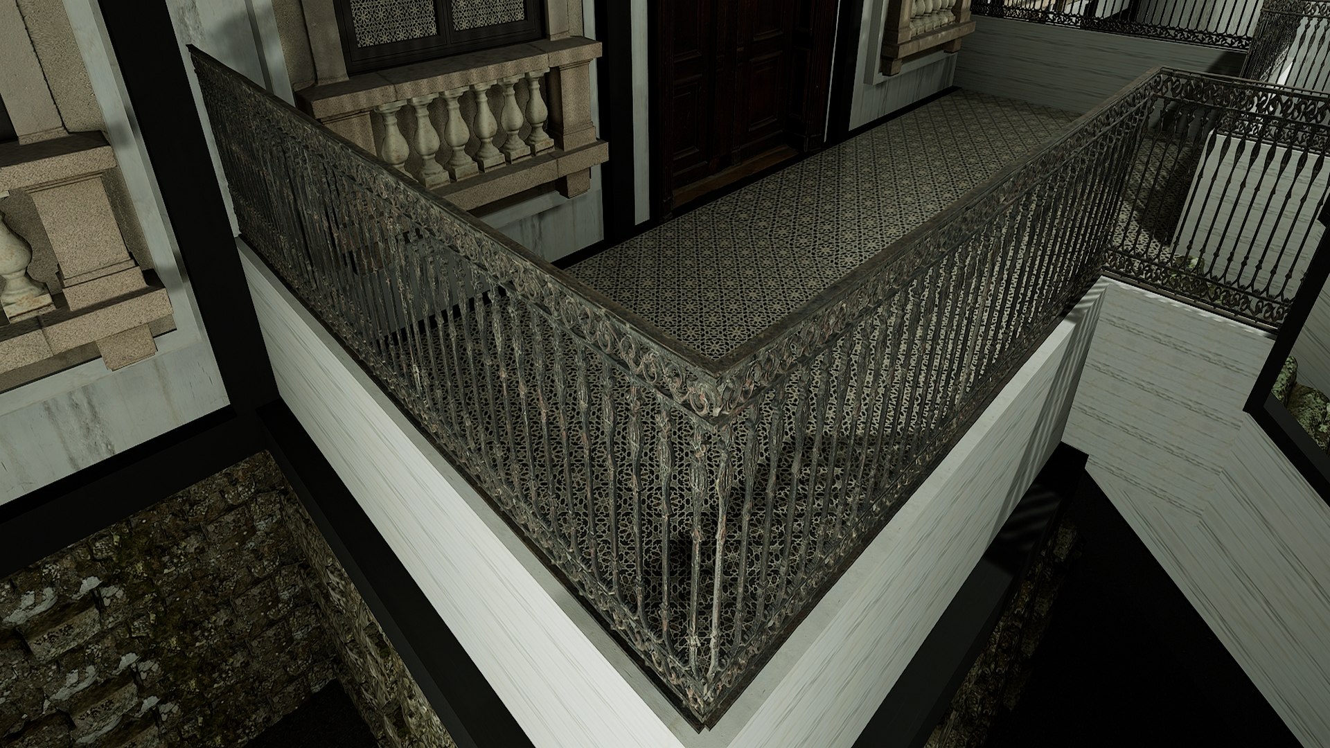 3D Mega Highly Detailed Castle-Mansion 4K Model - TurboSquid 2288378
