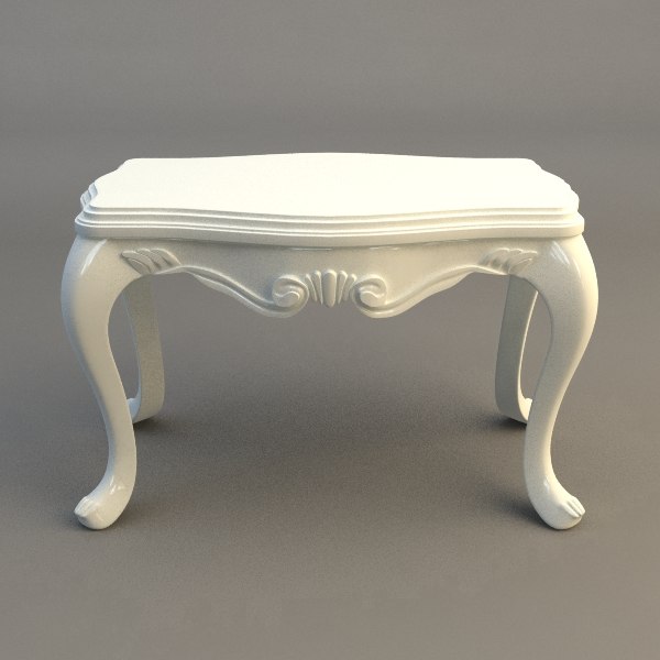 antique table 3d model
