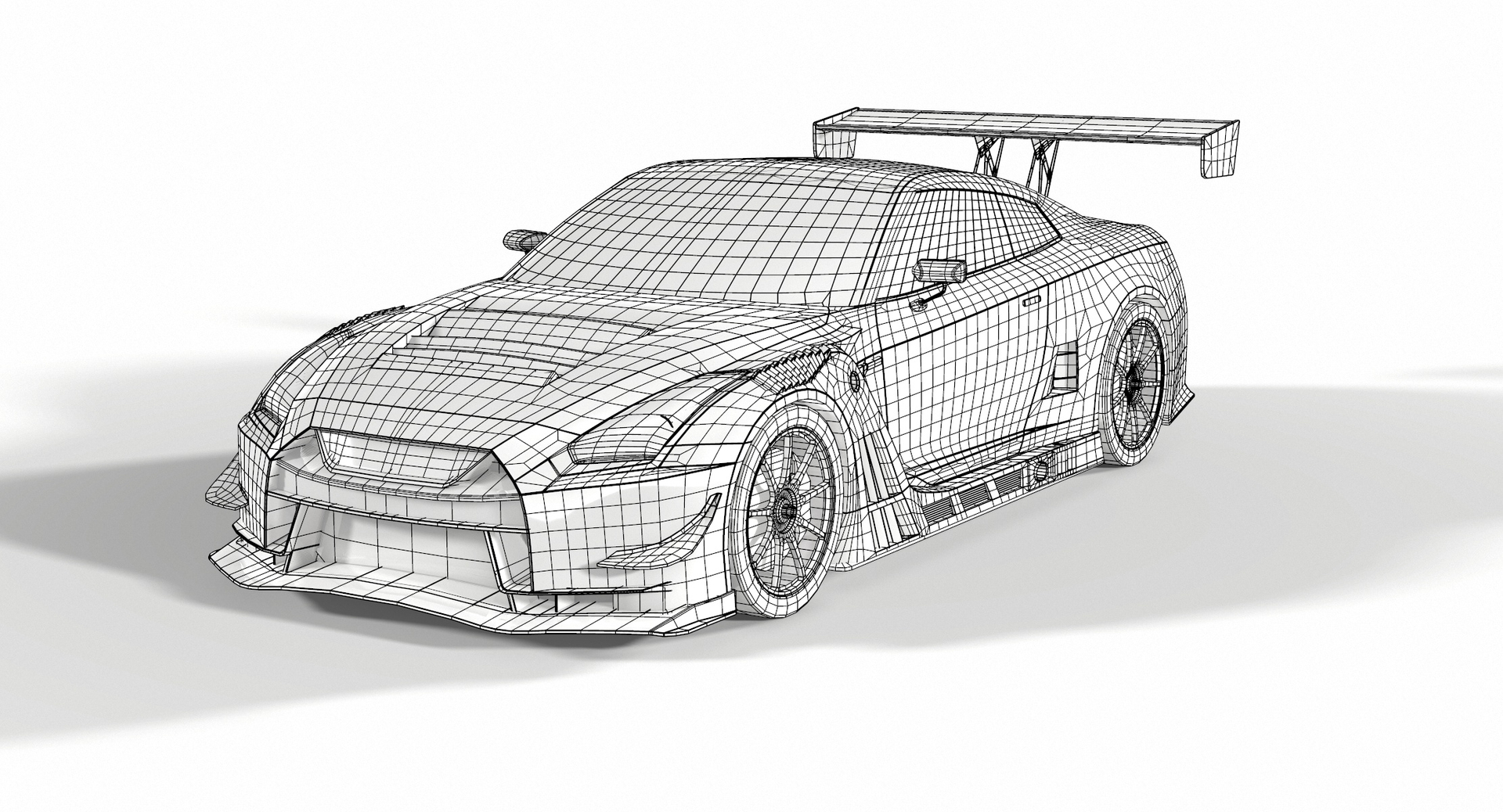 3D Model Nissan GT-R Nismo GT3 - TurboSquid 2470766