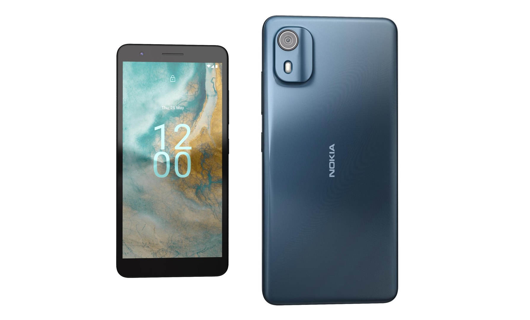 3D Nokia C02 Dark Cyan - TurboSquid 2086041