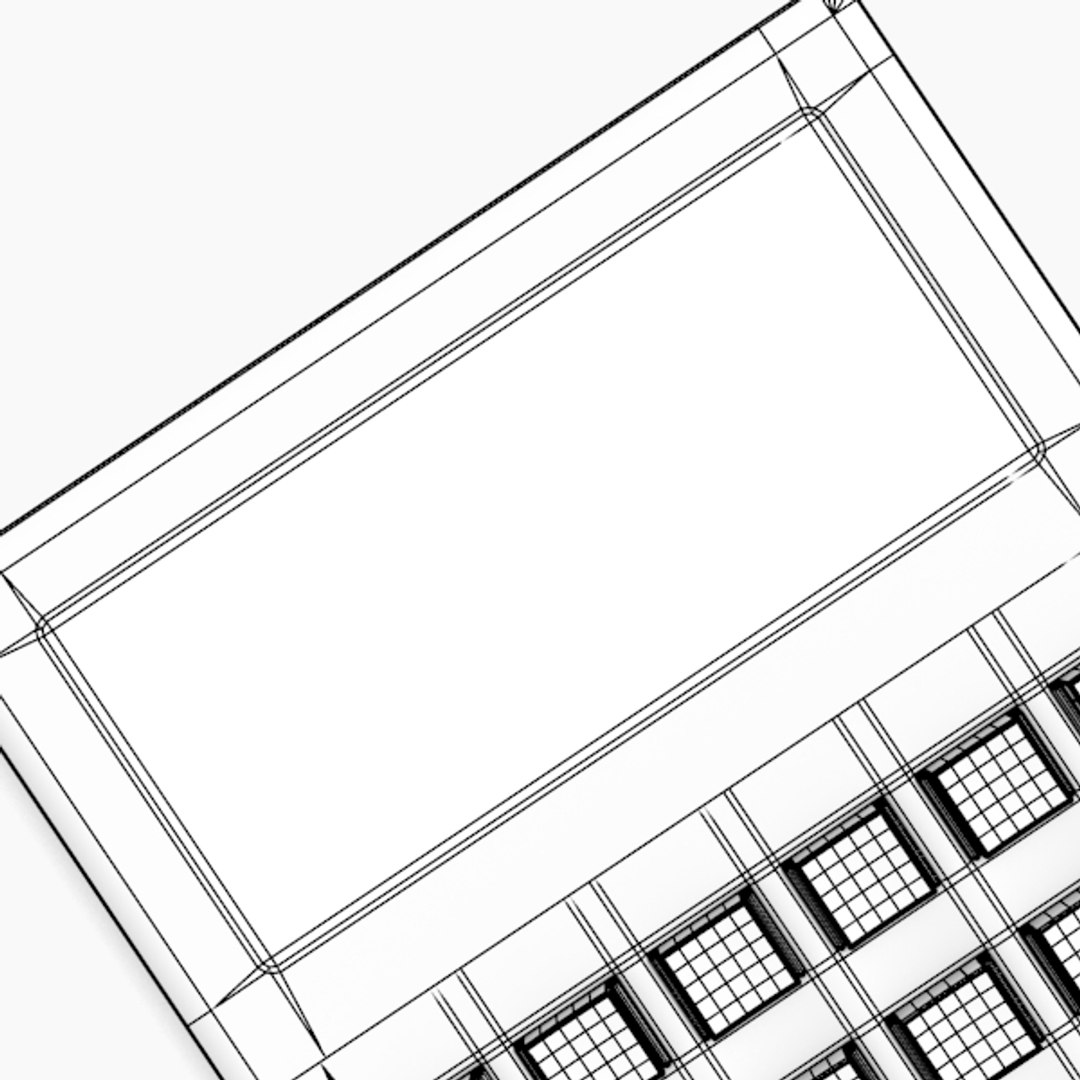 3d Generic Scientific Calculator Model
