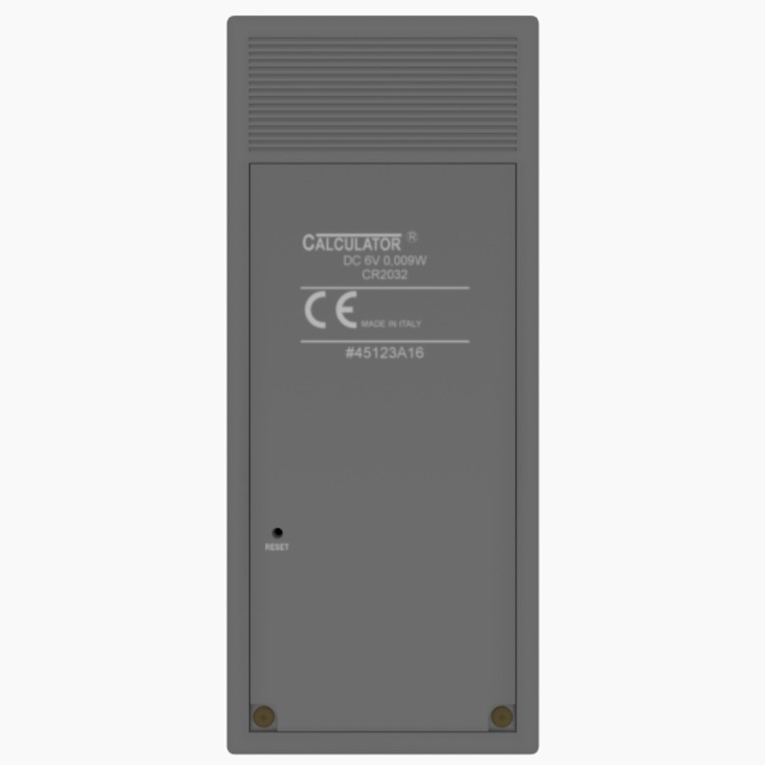 3d Generic Scientific Calculator Model