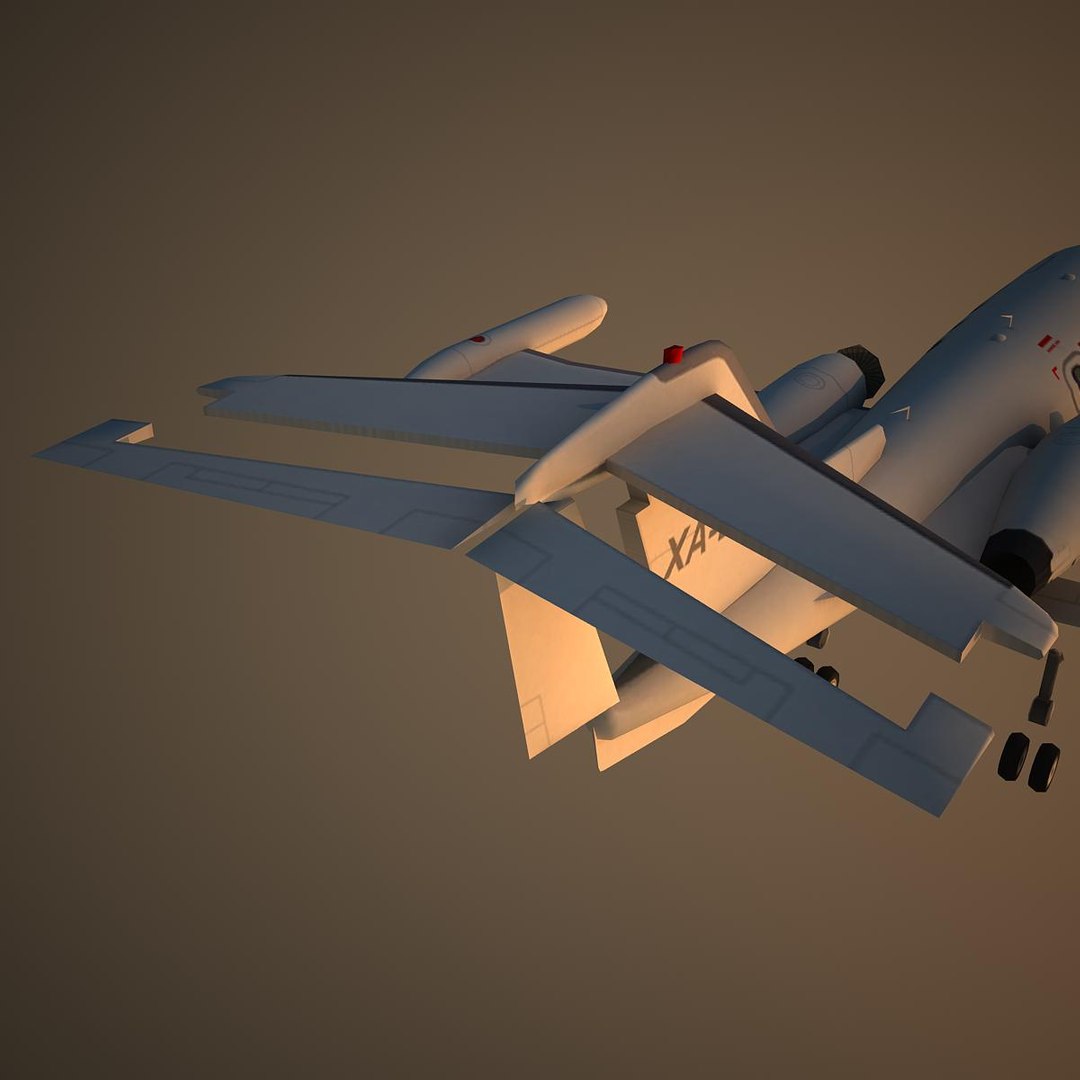 Learjet 25 Basic Jet 3d Model