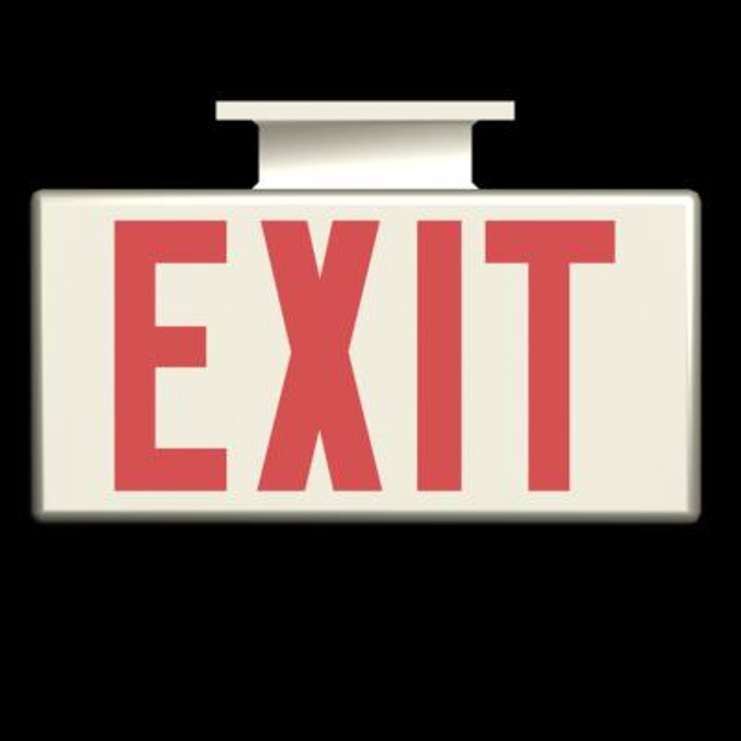 3ds Max Exit Sign