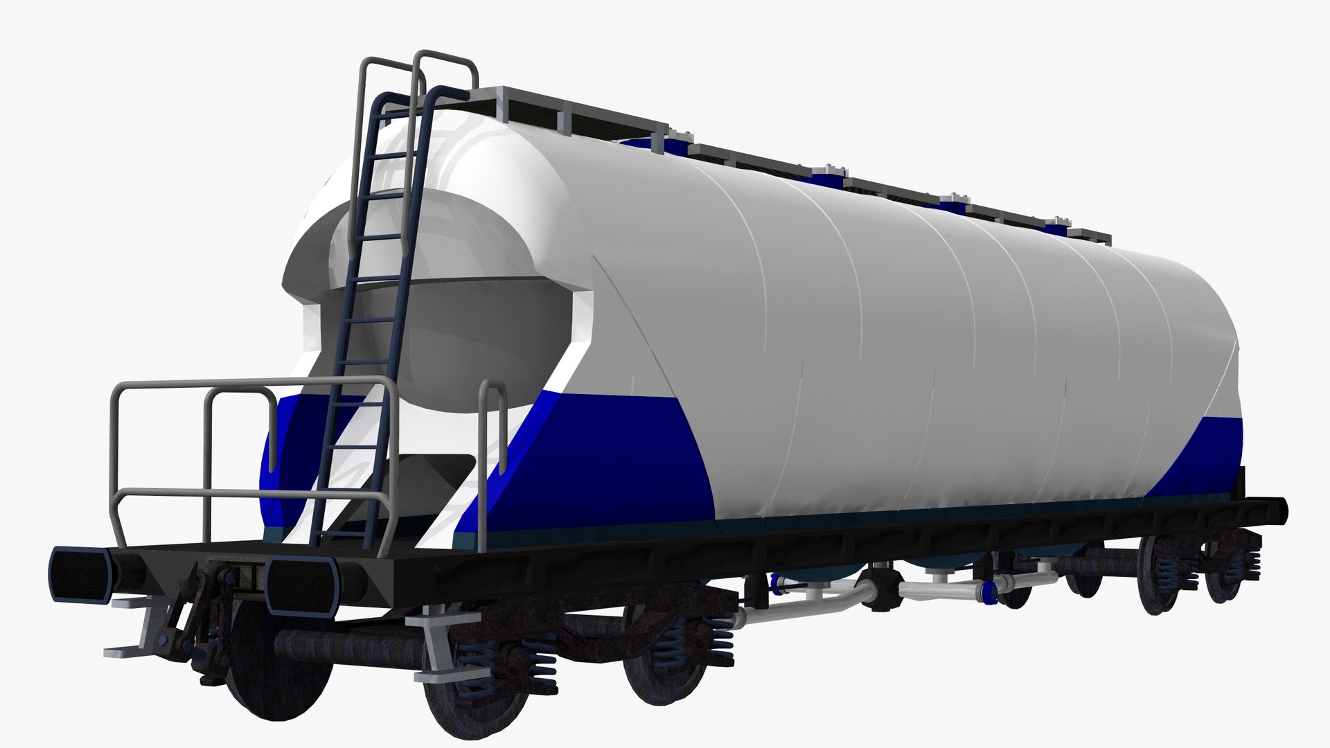 3D uacs-x silo tanker rail wagon - TurboSquid 2034617
