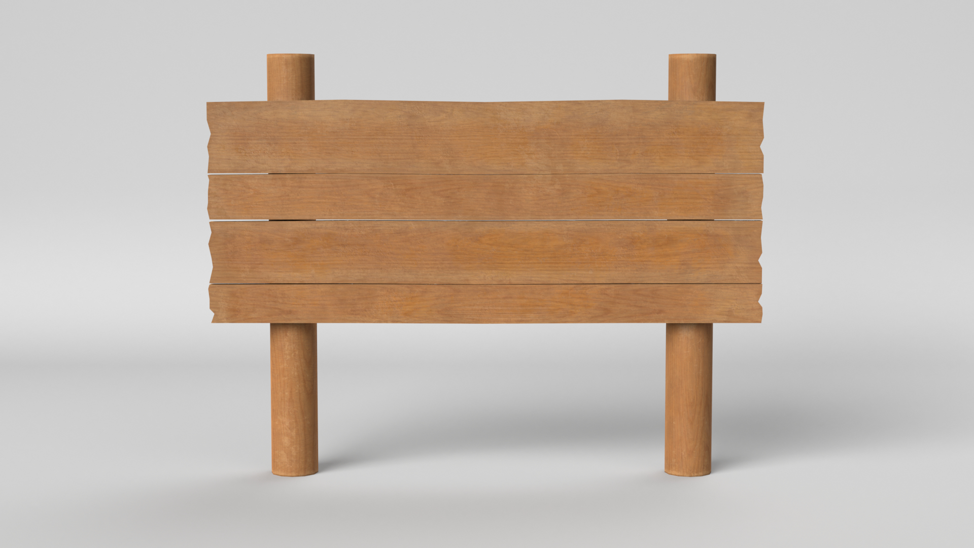 Wood Sign 3D Model - TurboSquid 1577949