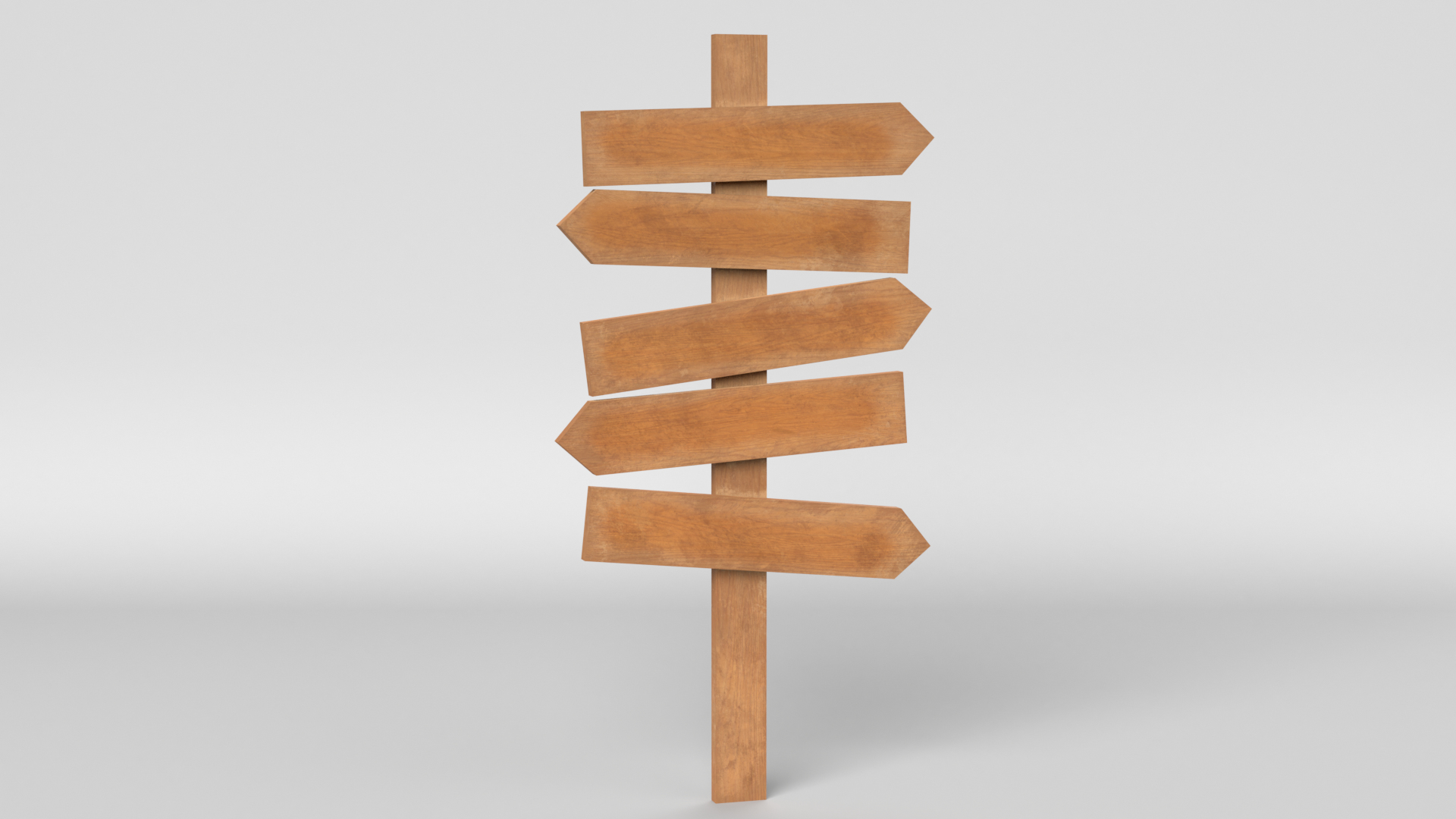 Wood Sign 3D Model - TurboSquid 1577949