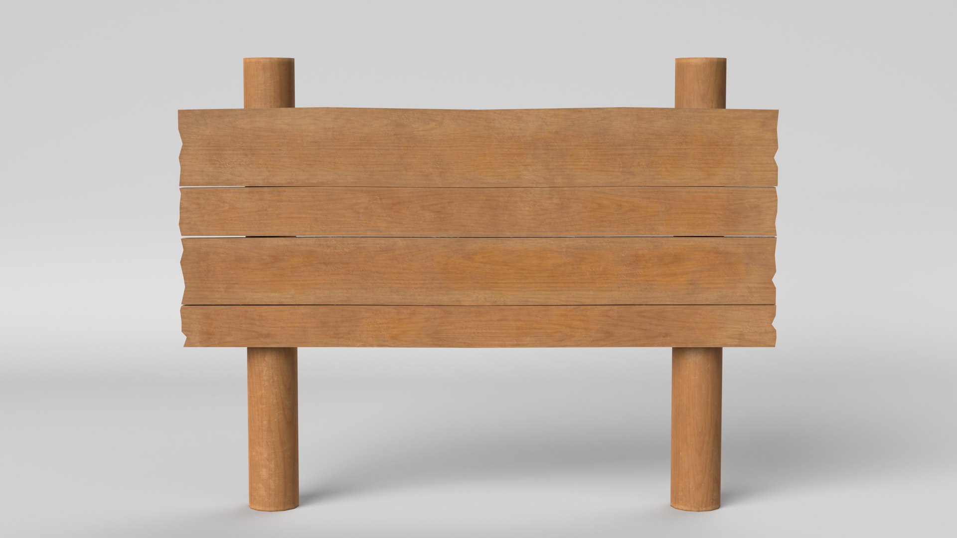 Wood Sign 3D Model - TurboSquid 1577949