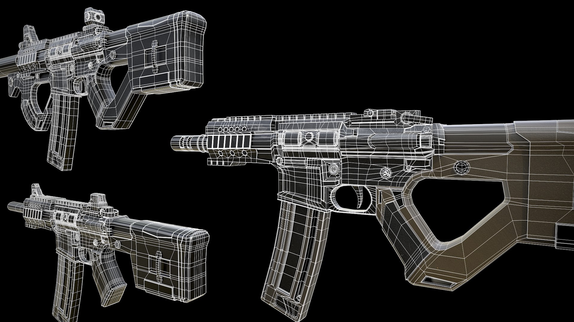 CQR Rifle Gun 3D Model - TurboSquid 2149110