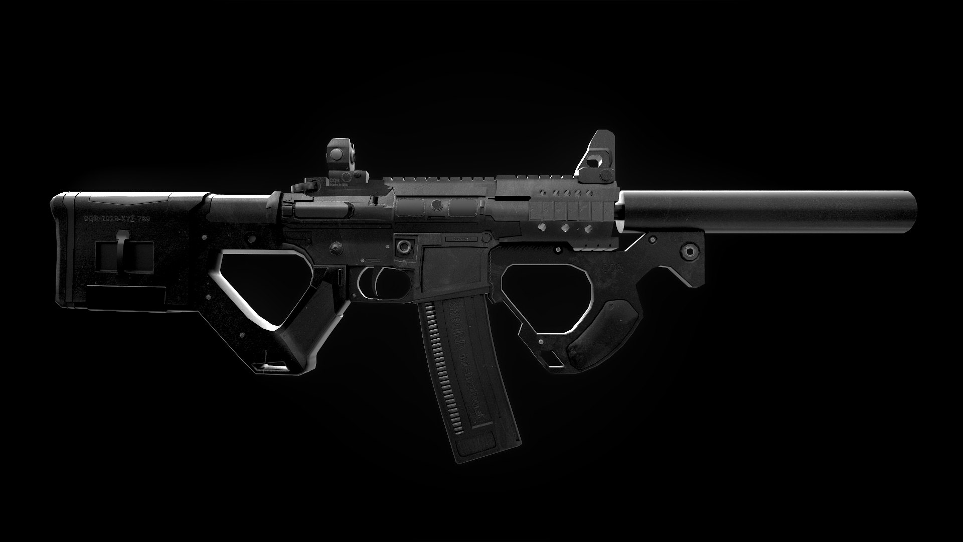 CQR Rifle Gun 3D Model - TurboSquid 2149110